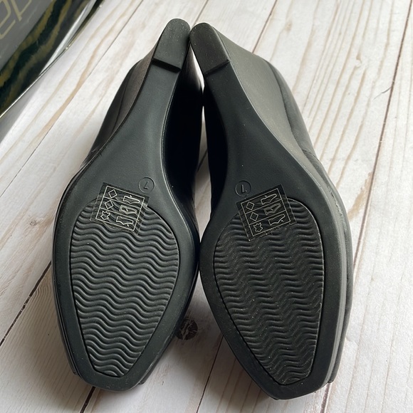 Moda | Shoes | Nwt And Box Moda Size 7 Black 4 Inch Peekaboo Toe Shoes ...
